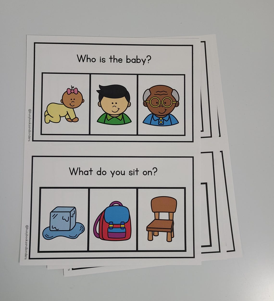 50 WH Questions | Functions Task Cards | Which One | Speech Therapy ...