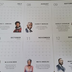 2025 Black History Calendar | Bulletin Board Display | Black History ...