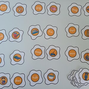 CVC EGG Sight Words | Printable Kindergarten Puzzles | Preschool ...