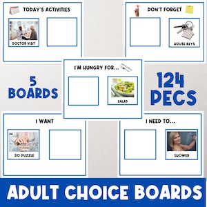 SENIORS: REAL PICTURES | First Then Board | Visual Aid | Visual ...