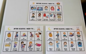 Printable Daily Routine Cards for Kids Visual Routine Cards, Schedule ...