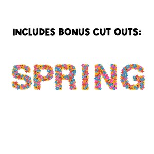 SPRING SUMMER Bulletin Board Spring Theme Wall Decor Display Board ...