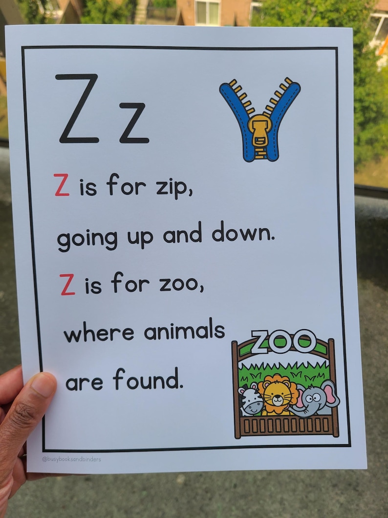 Alphabet Poem Posters | A-Z Alphabet Posters | Classroom Decor | ABC ...