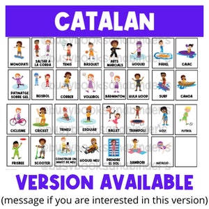 Sports Fitness Flashcards | Kids Exercises | Flash Cards for Kids ...