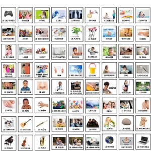 250 FRENCH | Picture Cards | First Then Board | Visual Aid | Schedule ...