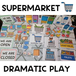 Grocery Store | Dramatic Play | Shopping | Pretend Play | Preschool and ...