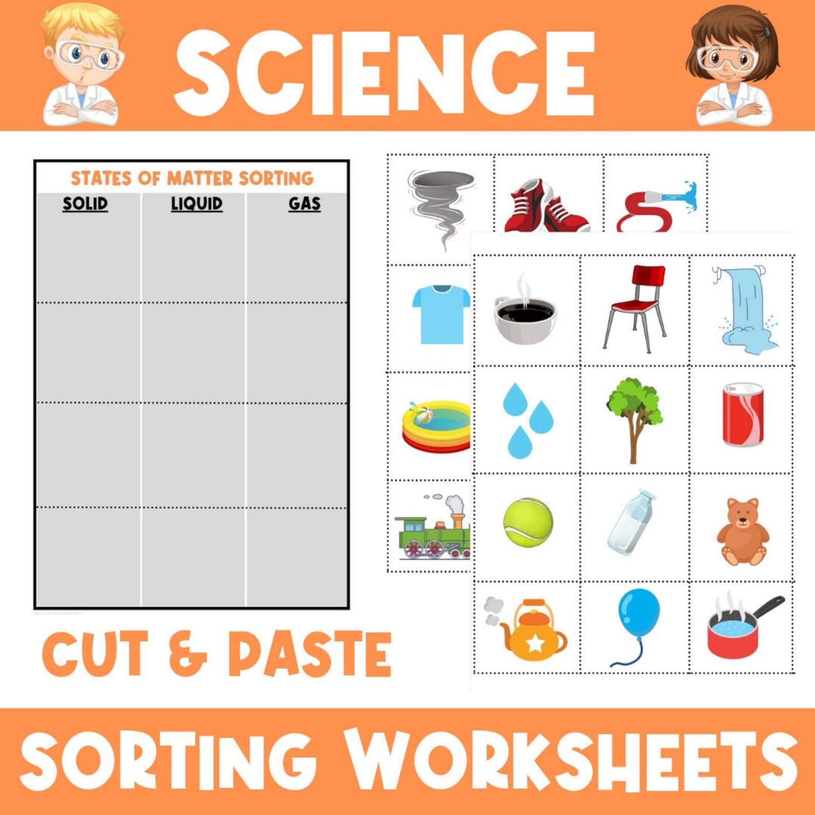 Science | Sorting | Worksheets | Kindergarten | Grade One | Hot or Cold ...