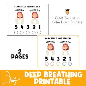 CALM DOWN STRATEGIES | Deep Breathing | Grounding | Poster | Coping ...