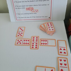 PRINTABLE DOMINOES | Valentine's Day | Games | Busy Book | Printables ...