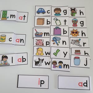 CVC FLIP BOOK | Kindergarten Sight Words | Easy Reader | Phonics | Esl ...