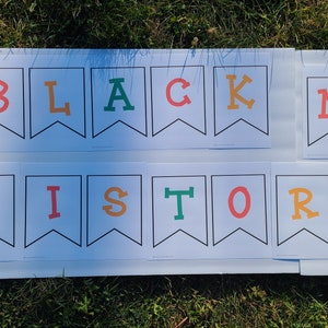 Black History Banner | Bulletin Board Display | Black History Decor ...