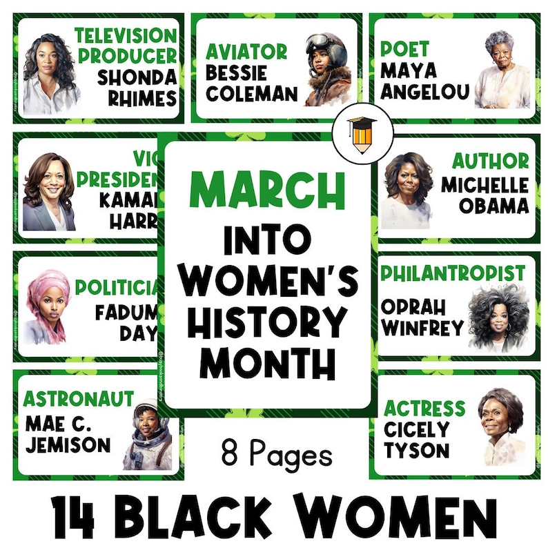 15 Women's History Month Posters | Bulletin Board Display | Women's ...