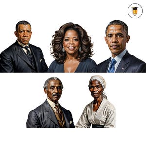 16 Black History Clipart | Black History Month Decor | Png Jpg Image ...