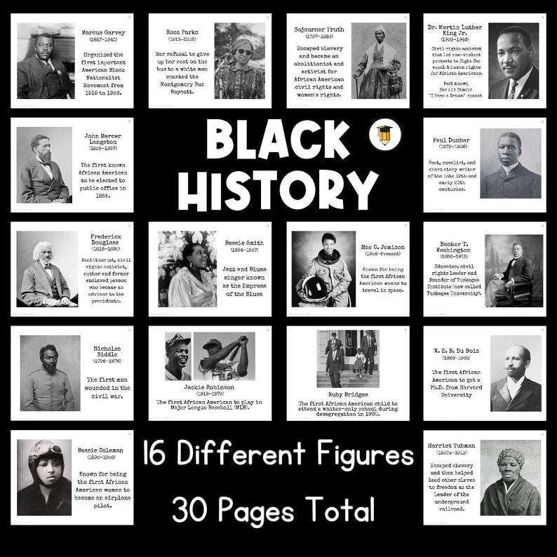 Black History Posters | Bulletin Board Display | Black History Decor ...