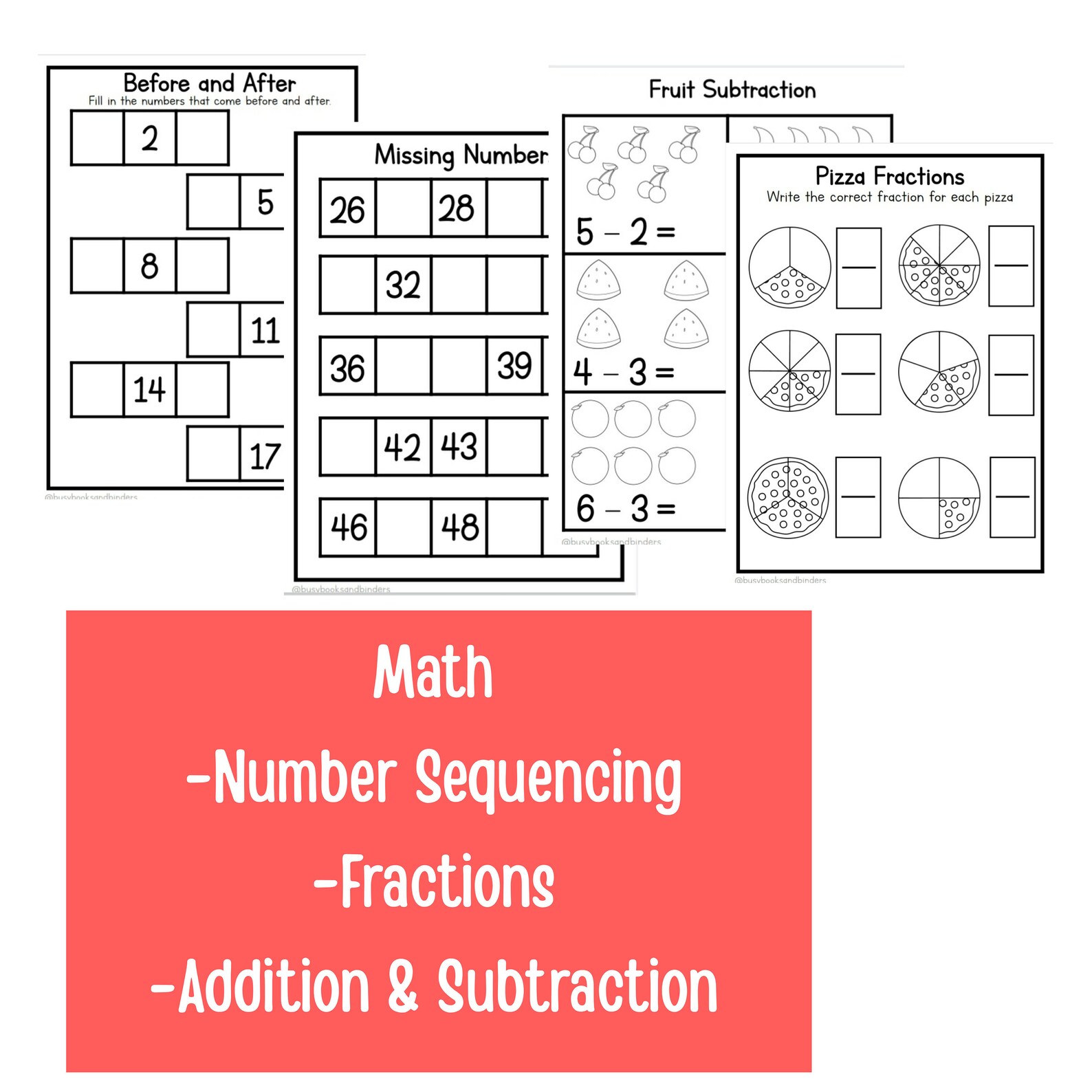 Kindergarten Worksheet Bundle Homeschool Printables | Etsy