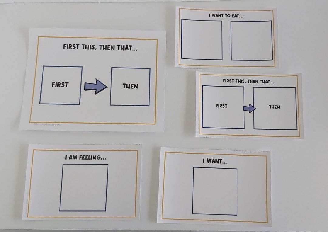 PHYSICAL BOARD BUNDLE: First Then Next Board | Visual Aid | Visual ...