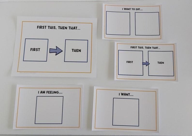 PHYSICAL BOARD BUNDLE: First Then Next Board | Visual Aid | Visual ...