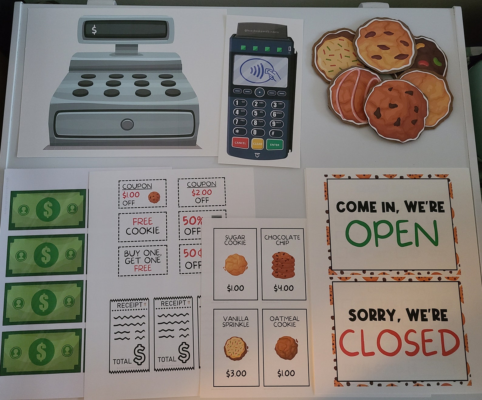 COOKIE SHOP | Dramatic Play | Shopping | Pretend Play | Preschool ...