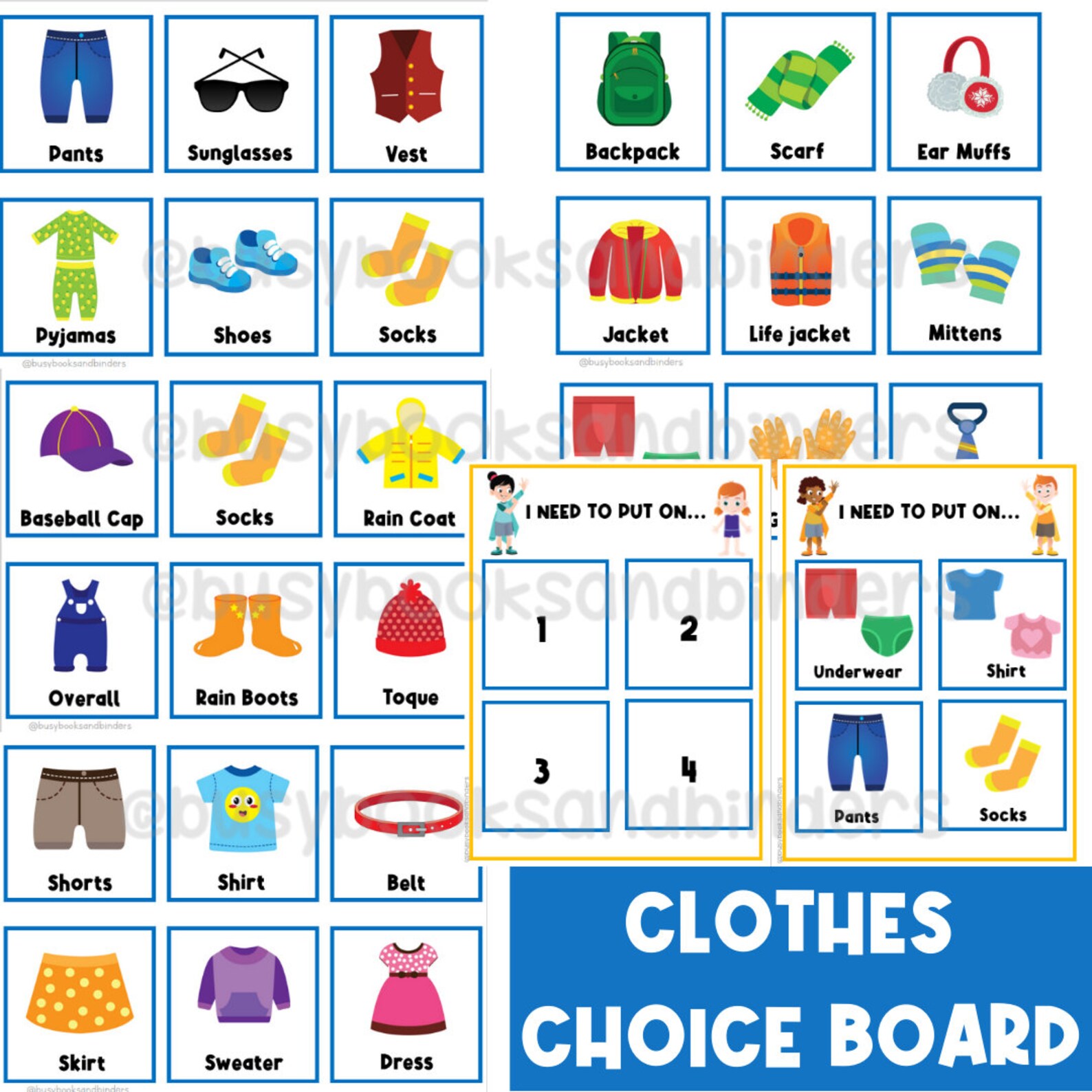 8 BOARDS + 660 PICTURES | First Then Board | Visual Aid | Visual ...