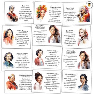 Watercolor Hispanic Heritage Month Posters | Printable Banner ...