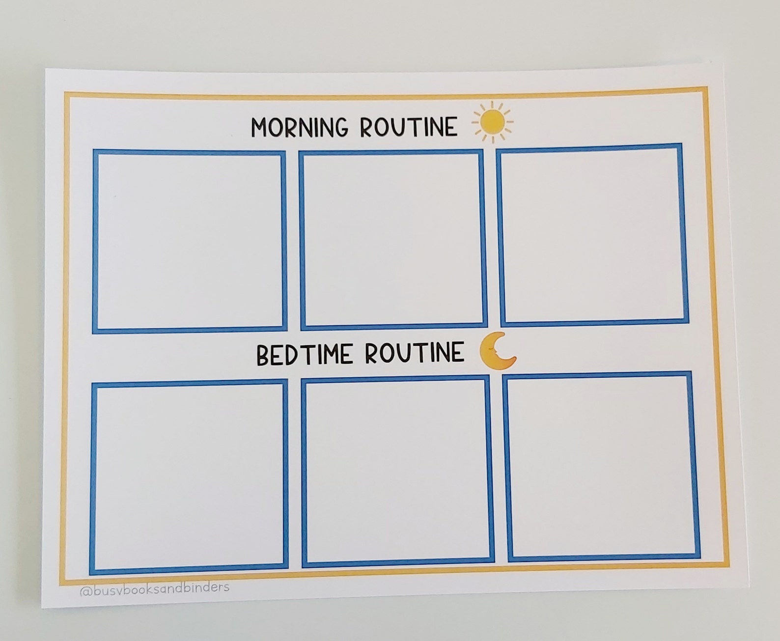 Routine Chart Morning and Bedtime Routine Visual Aid - Etsy