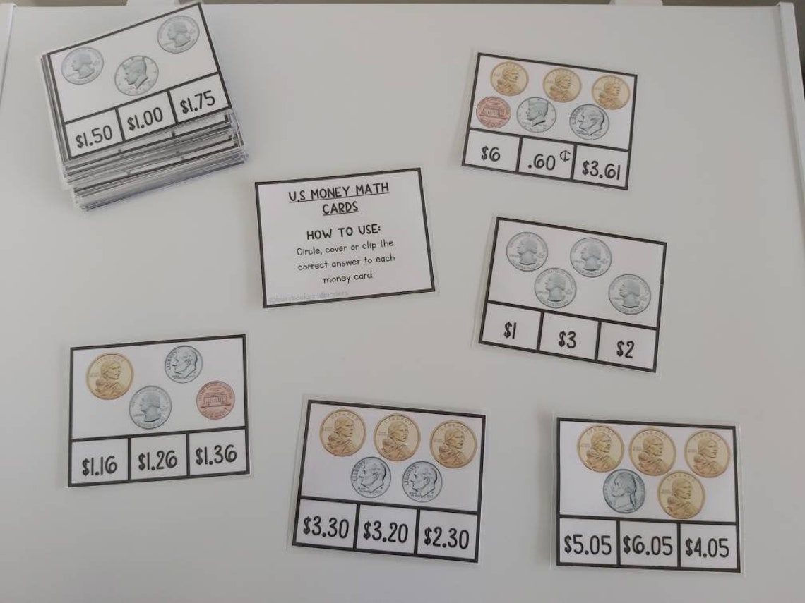 U.S Money Activity | American Coins | Worksheets | Learning Money ...