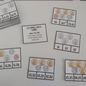 U.S Money Activity | American Coins | Worksheets | Learning Money ...