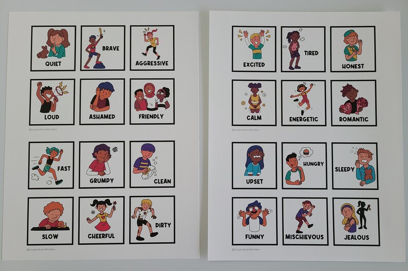 ADJECTIVES Picture Cards Parts Of Speech Writing Flashcards ADJECTIVES Picture Cards Parts Of Speech Writing Flashcards