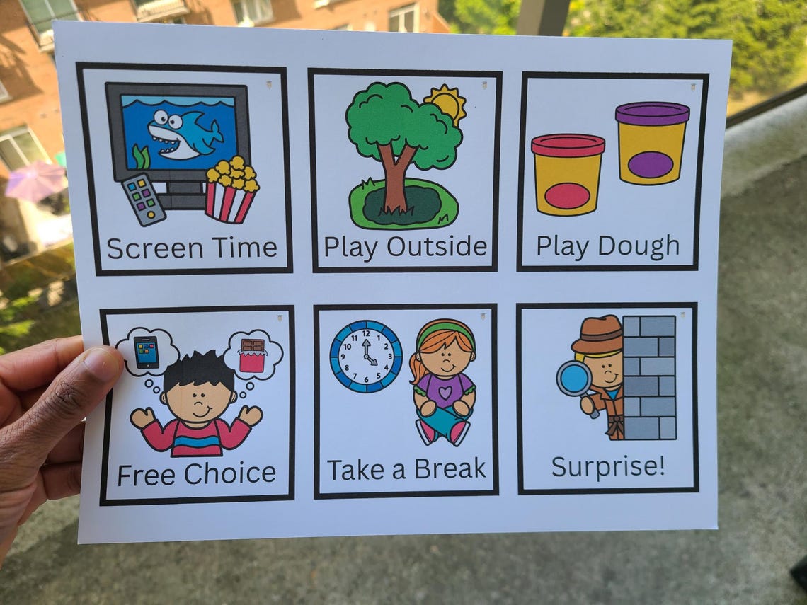Reward Chart | Behavior Chart | Visual Aid | Incentive Chart | Toddler ...