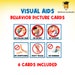 72 BEHAVIOR Picture Cards | First Then Visual Aid | Toddler | Behavior ...