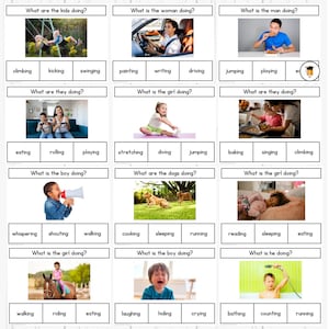 WHAT | WH Questions | Functions Task Cards | Which One | Speech Therapy ...