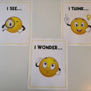 I See, I Think, I Wonder | Wonder Wall | Classroom Poster | Wall Decor ...