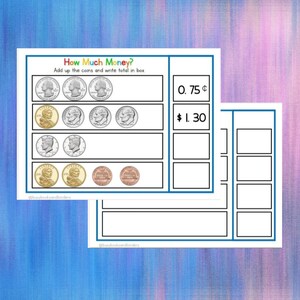US Kids Money Activity, US Coins, Money Worksheets, Busy Binder ...