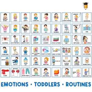 1 BOARD 225 CARDS First Then Board Visual Aid Schedule Toddler ...
