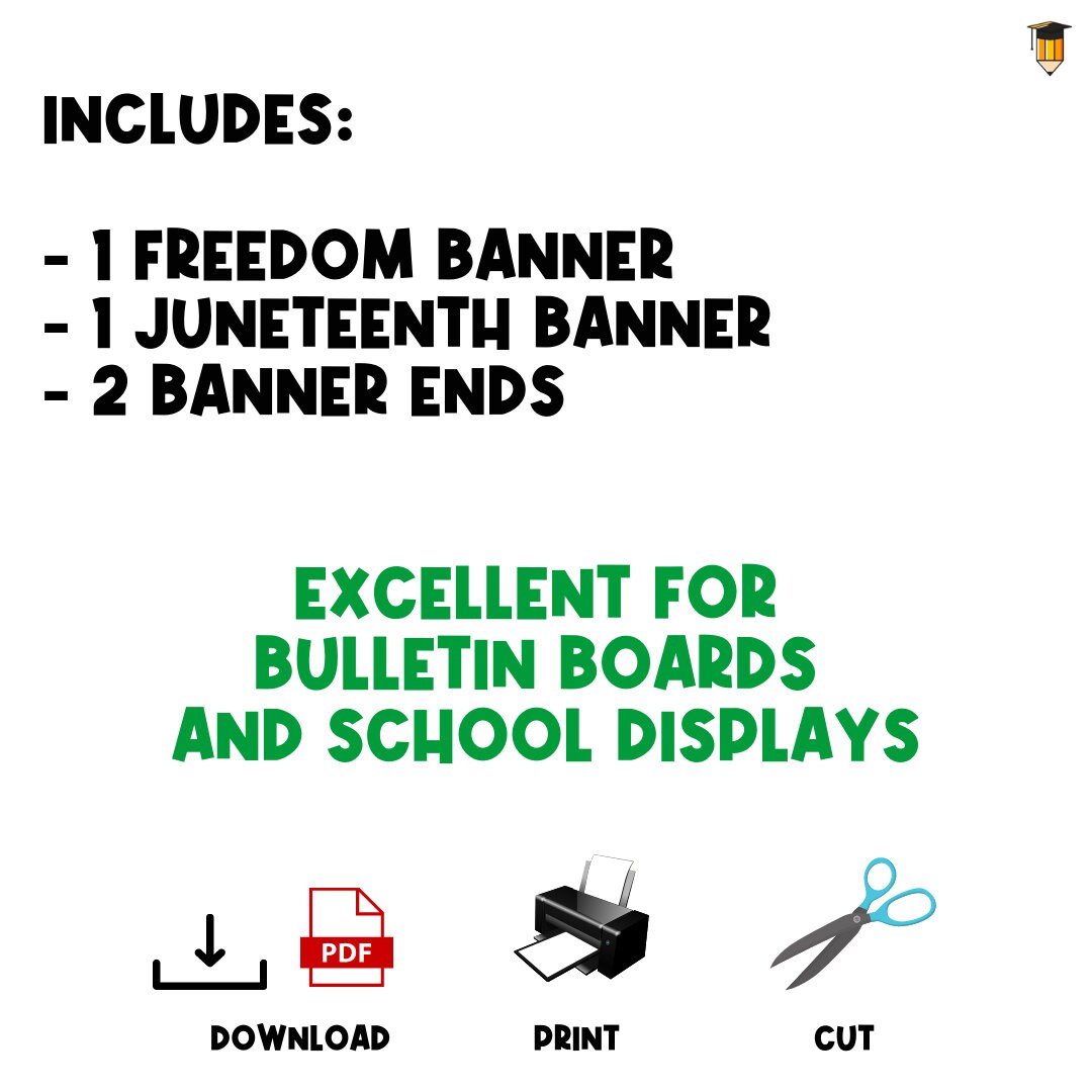 Juneteenth Banner Bulletin Board Display Black History - Etsy Canada