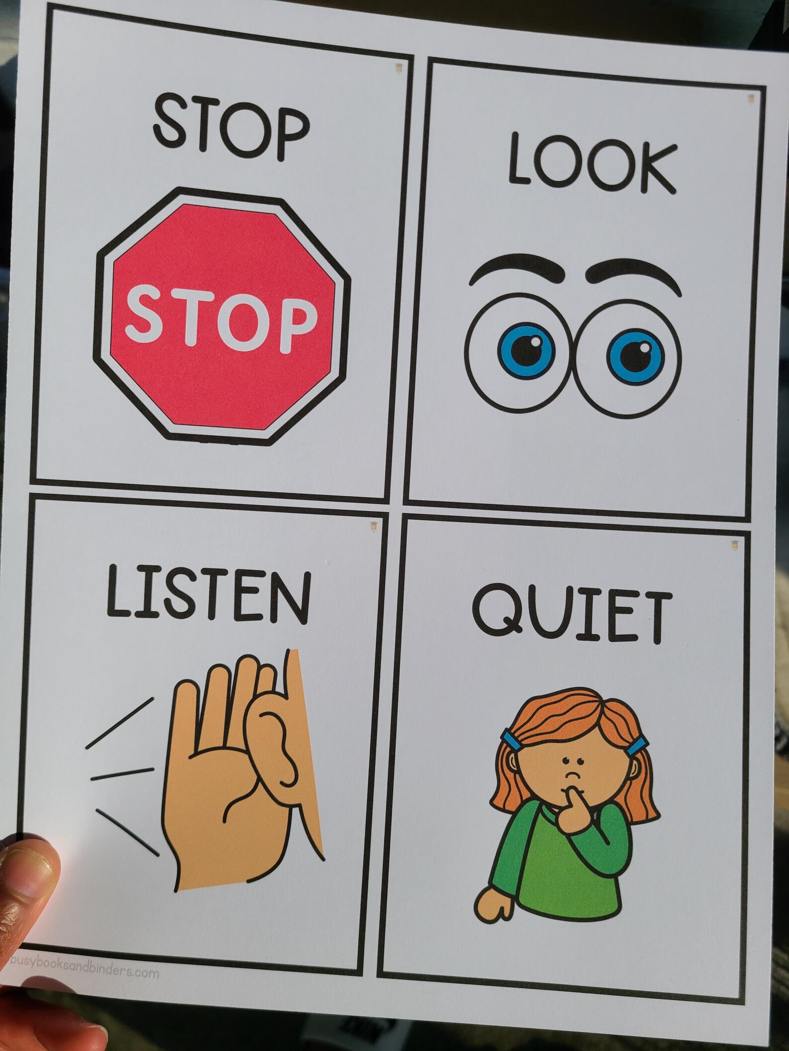 GIVE ME FIVE | Whole Body Listening | Classroom Poster | Daycare Poster ...