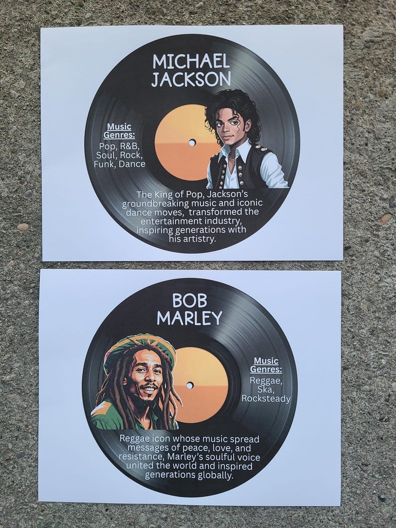 20 Black History Vinyl Posters | Bulletin Board Display | Black History ...