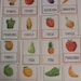 Spanish Flashcards | Fruits and Vegetables | Preschool Flash Cards ...