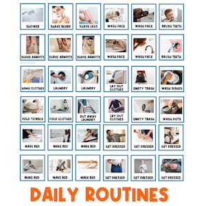 ADULT: REAL PICTURES | First Then Board | Visual Aid | Visual Schedule ...