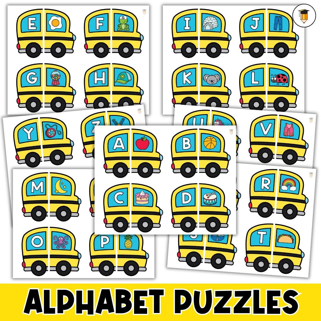 A to Z Alphabet Puzzle | Puzzles for Kids | Early Years | Puzzle | Fine ...