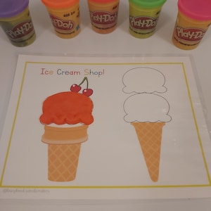 22 Playdough Mats | Play Dough | Toddler Activity | Preschool Counting ...