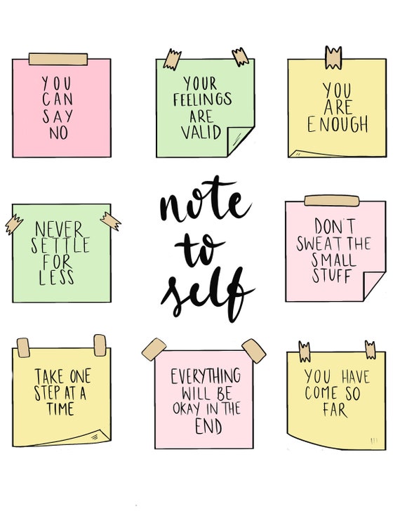 Note To Self Quotes