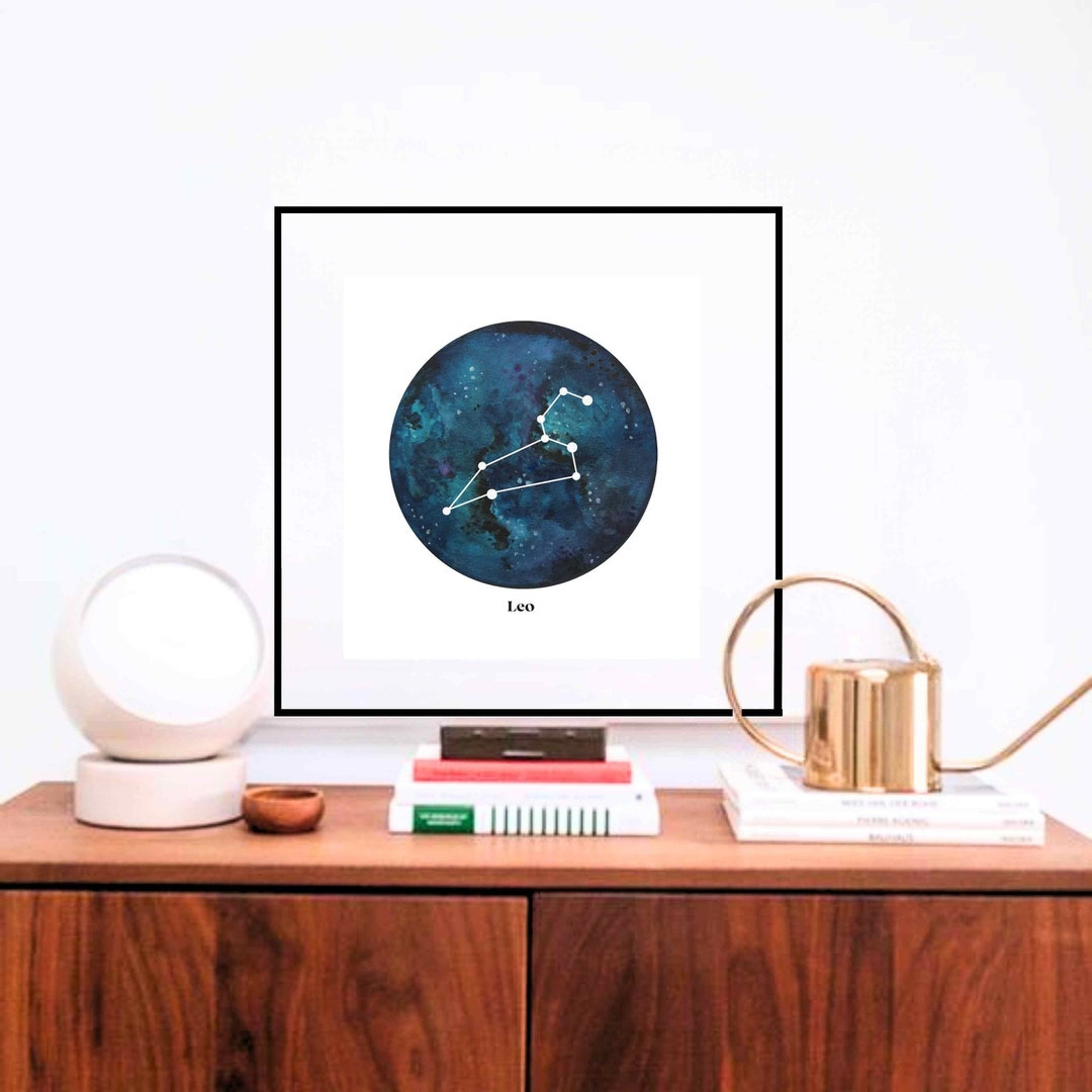 Libra Constellation Art, Poster Print, Giclee Print, Zodiac Artwork - Etsy