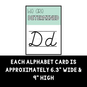 Pastel Rainbow Positive Affirmation Printable Alphabet Posters for ...