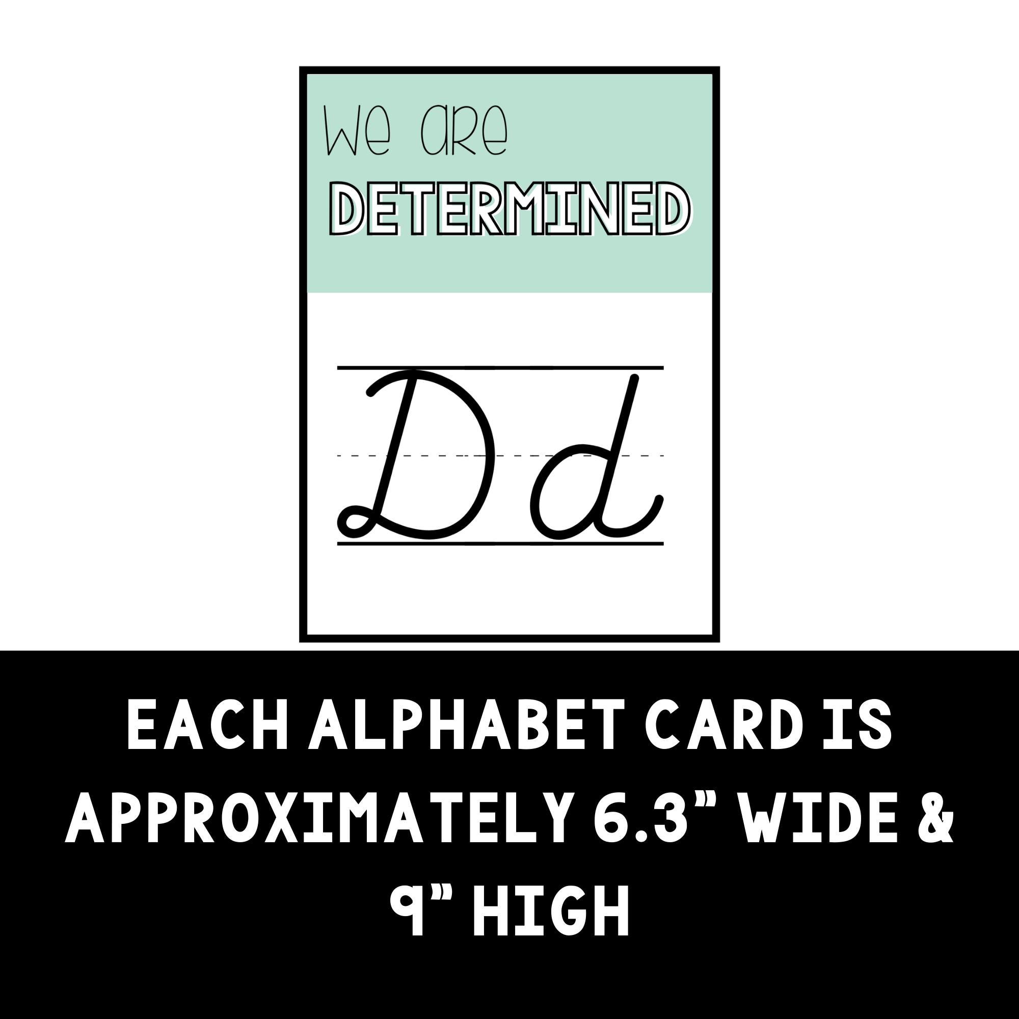 Pastel Rainbow Positive Affirmation Printable Alphabet Posters for ...