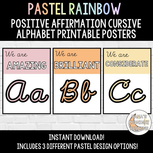 Printable Alphabet - Etsy
