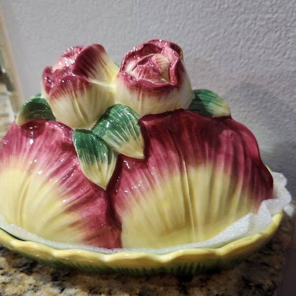 Red Butter Dish - Etsy