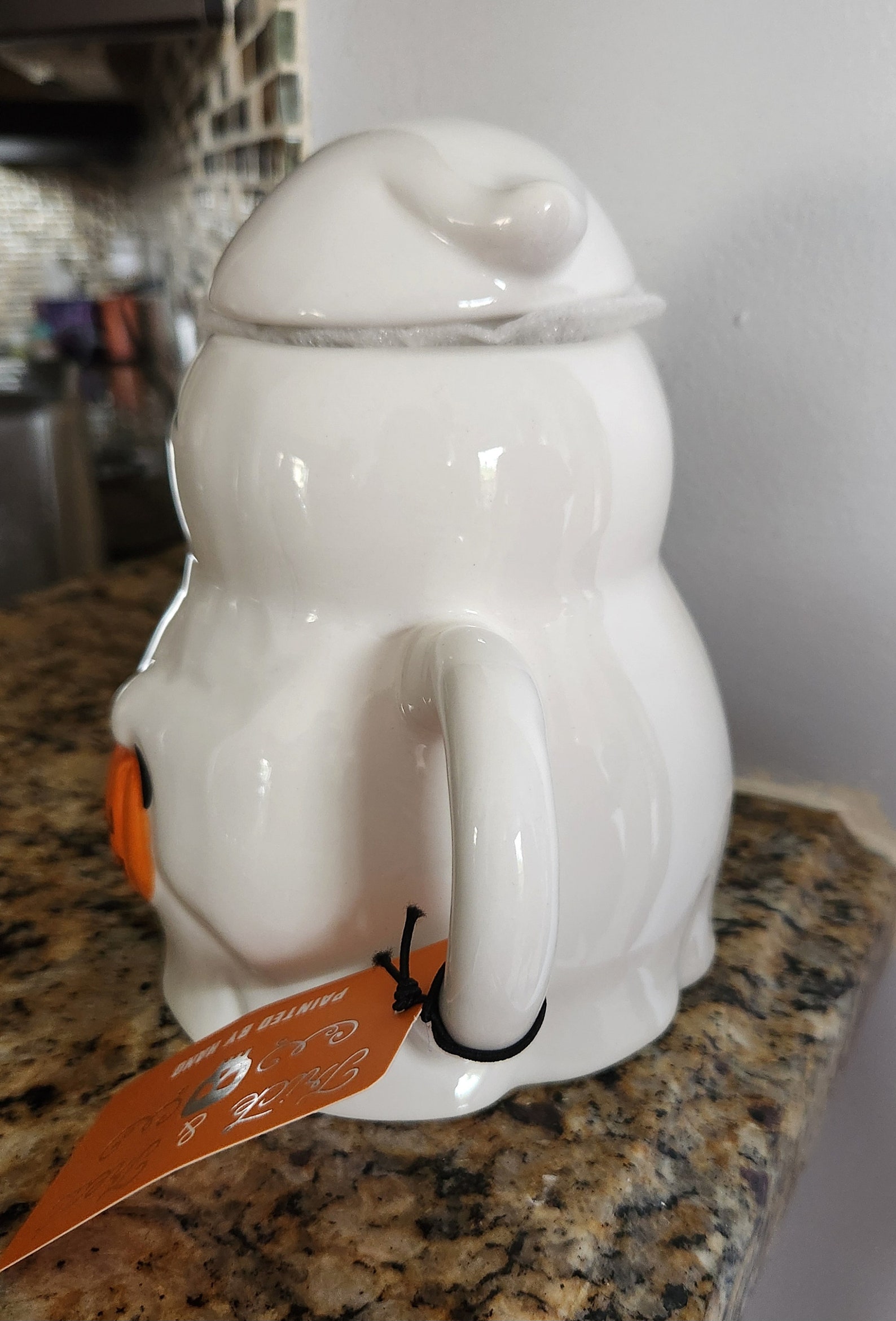 Trick & Treat Halloween Smiling Ghost Ceramic Teapot - Etsy