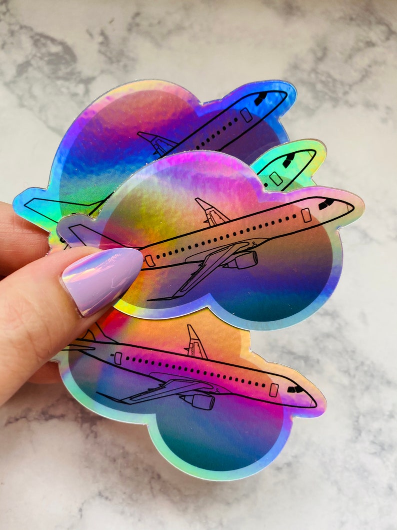 Travel Inspired Plane Sticker Travel Enthusiast Waterproof - Etsy