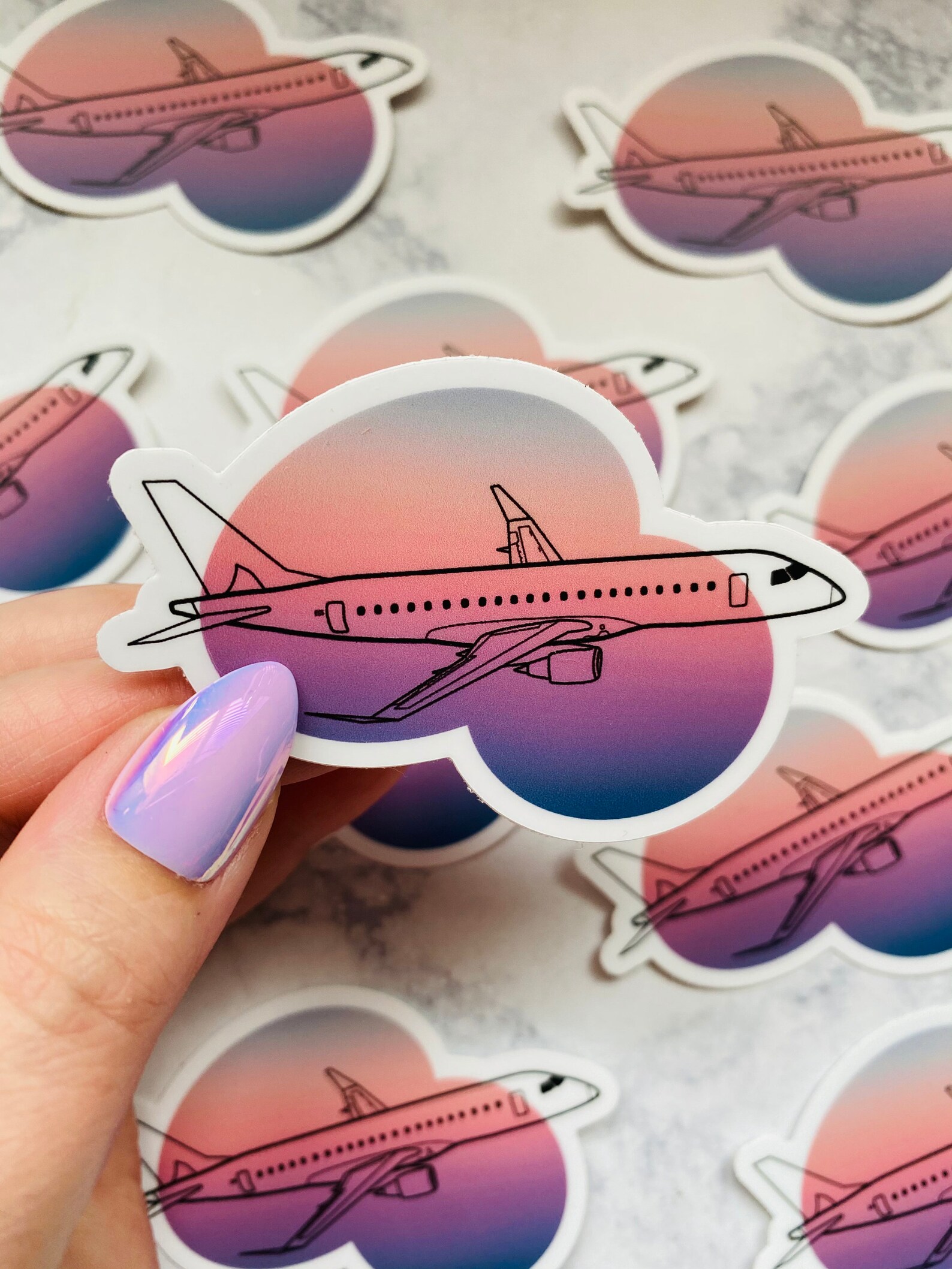 Travel Inspired Plane Sticker Travel Enthusiast Waterproof - Etsy